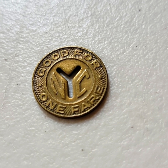 NYC Token | Other | Vintage New York City Transit Authority Fare Token ...